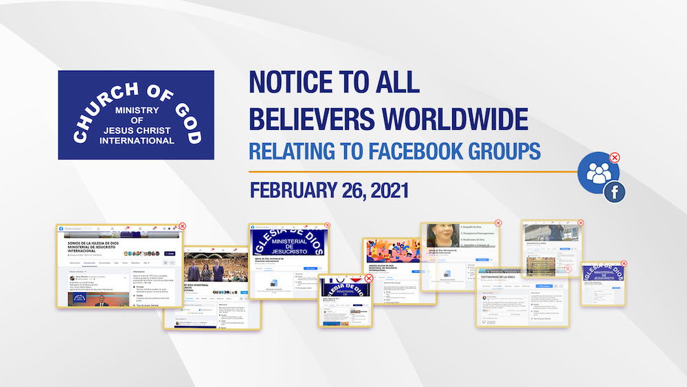 Notice to Believers Relating to Facebook Groups – February 26, 2021 ...