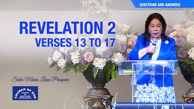 Q&A clip: Revelation 2, Verses 13 to 17, Sr. Maria Luisa Piraquive ...