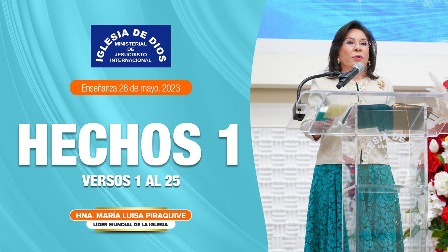 Hechos 5, Hna. María Luisa Piraquive, 9 de julio de 2023, IDMJI ...