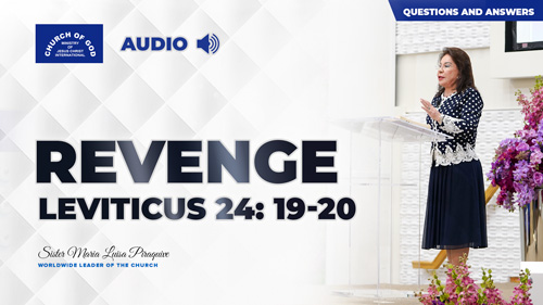 Q&A Clip: Revenge – Leviticus 24:19-20 – by Sr. Maria Luisa Piraquive ...