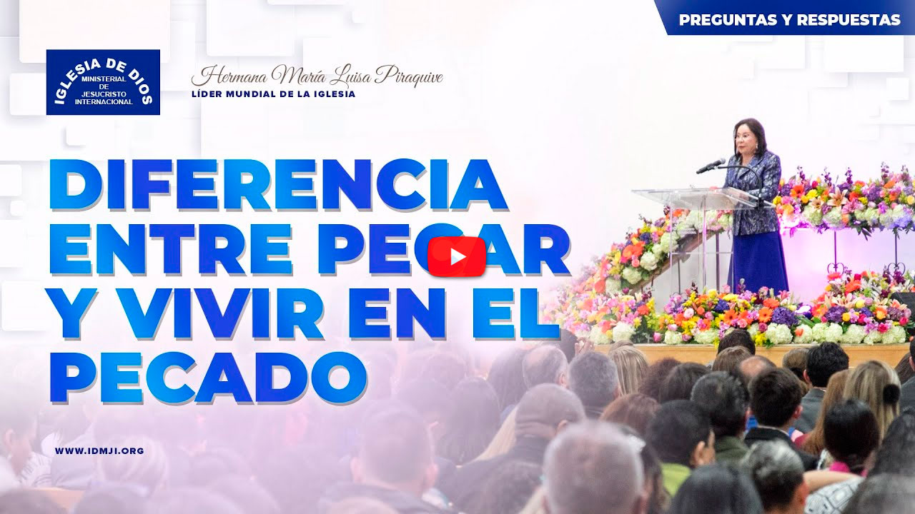 Diferencia entre pecar y vivir en el pecado - Hna. María Luisa ...