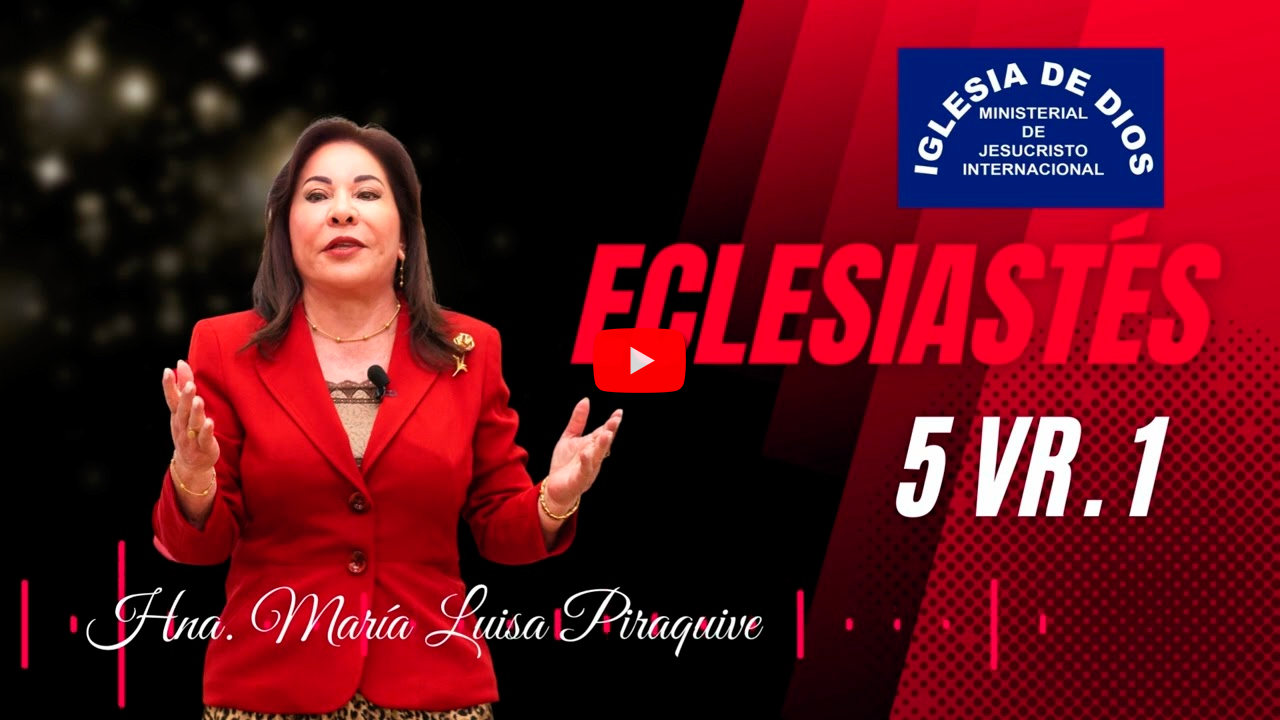 Eclesiastés 5 Vr. 1 - Hna. María Luisa Piraquive, IDMJI - Sitio web ...