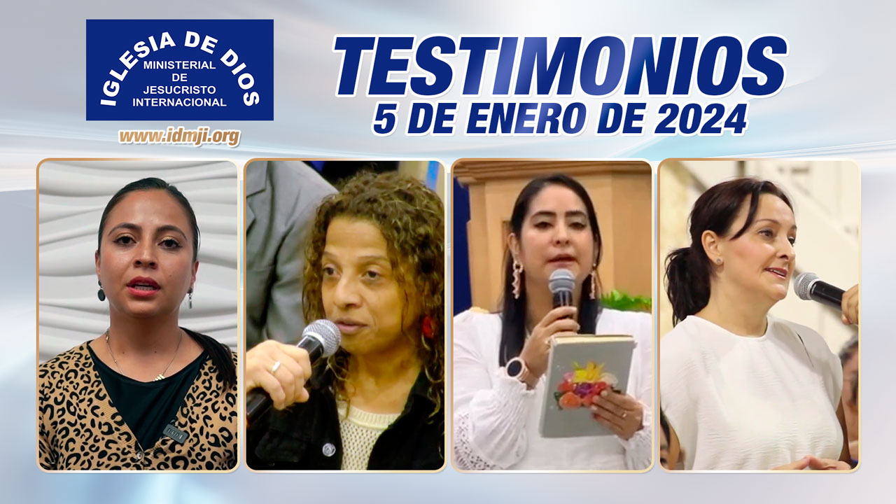Testimonios 5 de enero de 2024 - Iglesia de Dios Ministerial de ...
