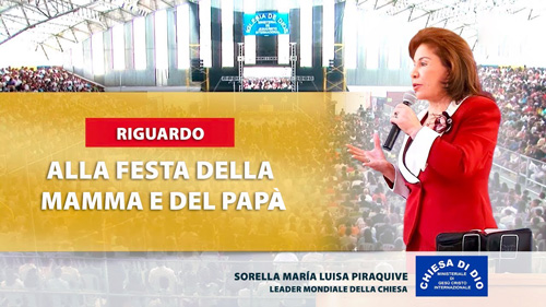 Riguardo alla festa della mamma e del papà, Sorella María Luisa ...