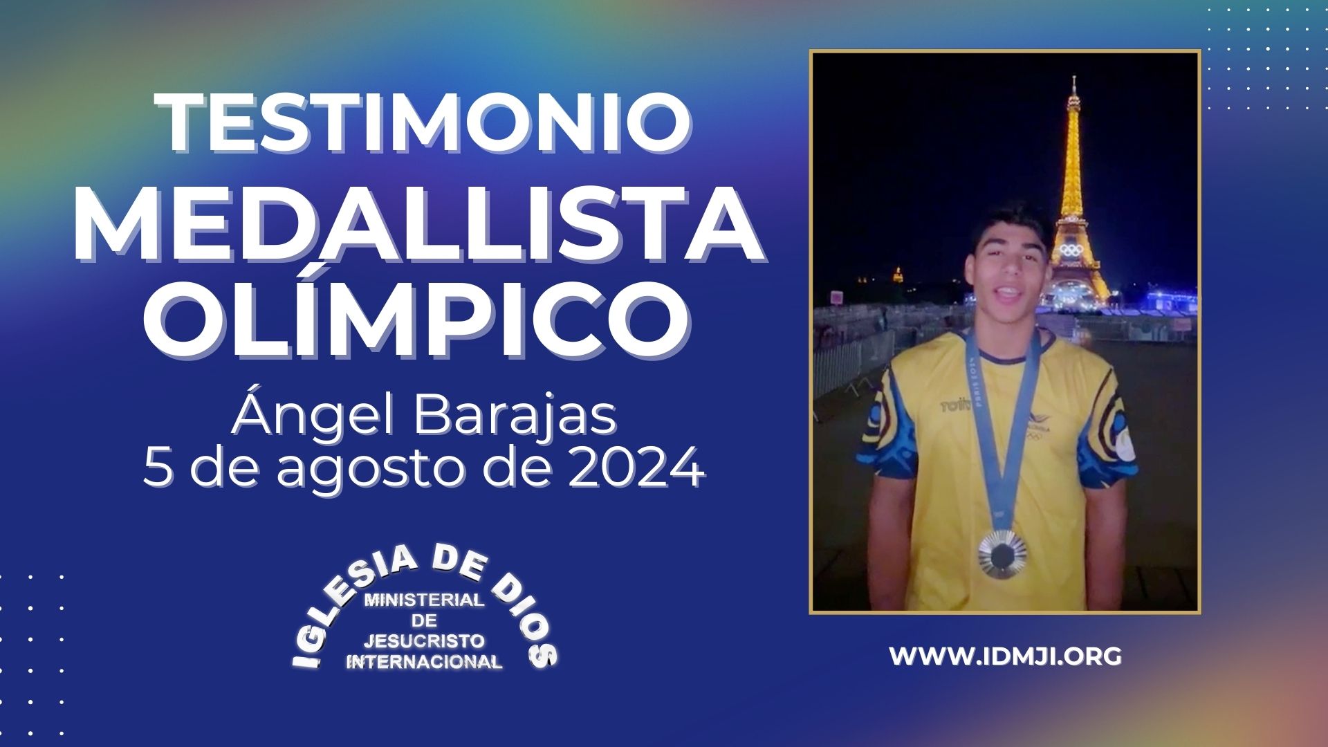 Testimonio del medallista olímpico Ángel Barajas – 5 de agosto de 2024 ... Testimonio del medallista olímpico Ángel Barajas – 5 de agosto de 2024 ...