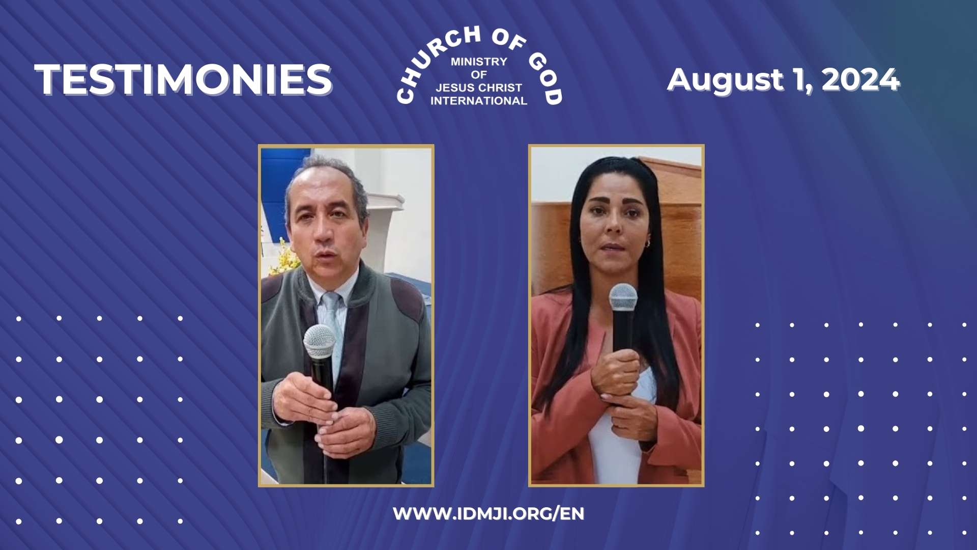 Testimonies – August 1, 2024 - CGMJCI - Church of God Ministry of Jesus ...